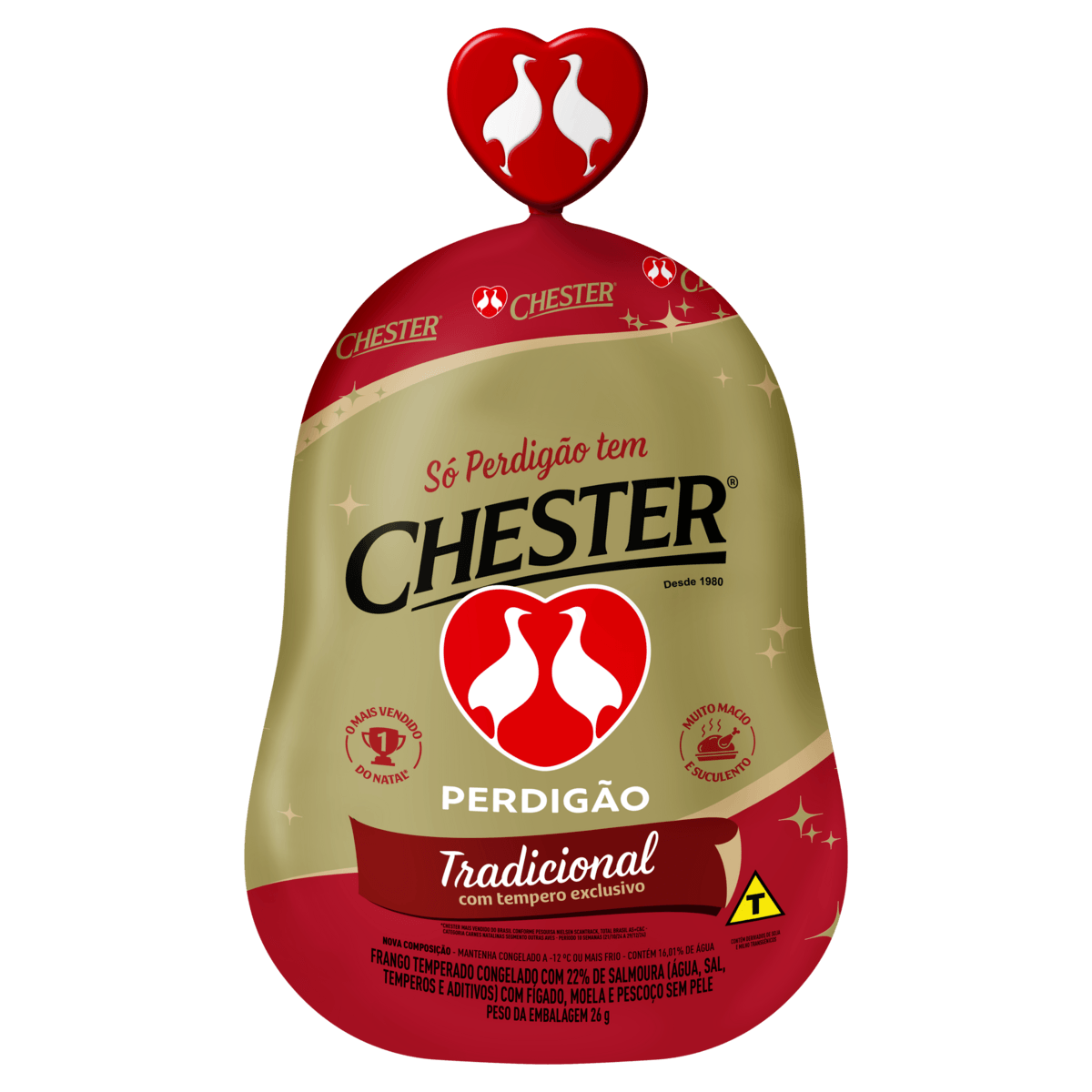 Ave Chester Perdigão Temperada Congelada kg