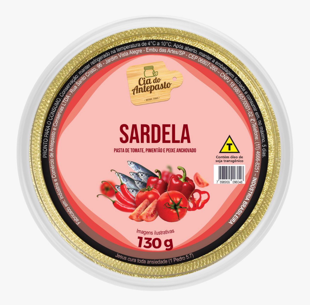Sardela Cia Do Antepasto 130g